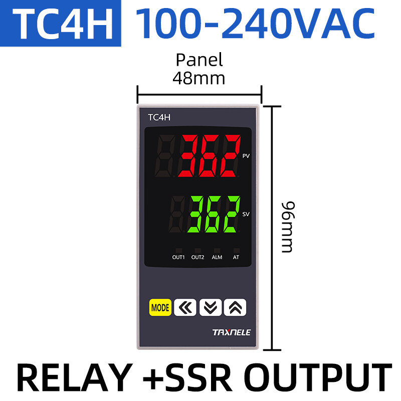 Digital PID Thermostat Dual Output Universal Input TC4S TC4H TC4L TC4M Temperature Controller ...