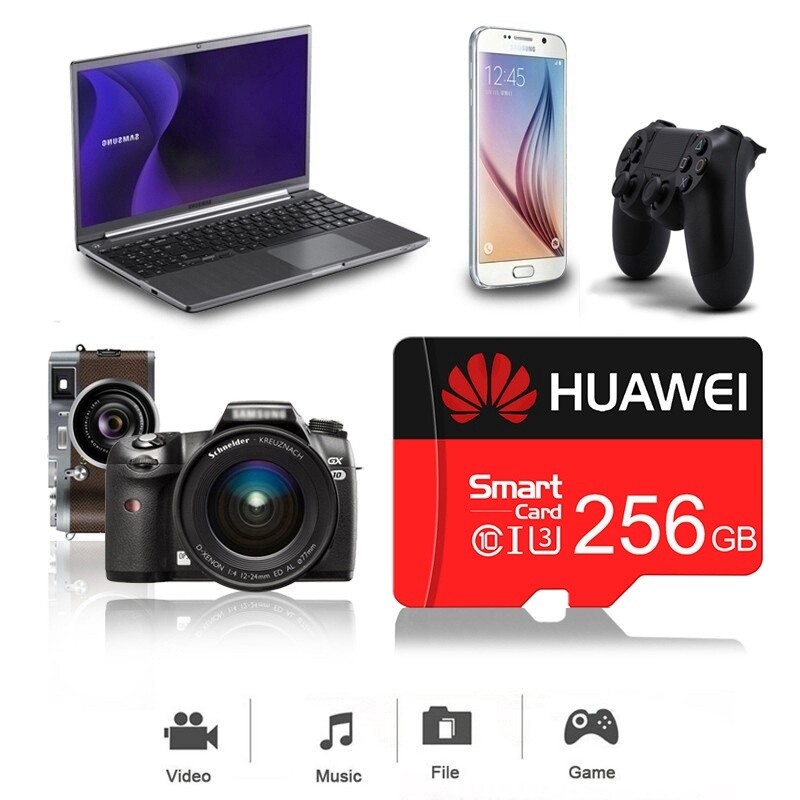♥【FREE】COD + 100% เดิมแท้ Huawei การ์ด SD 10 TF Card 1GB 16GB 32GB 64GB ...