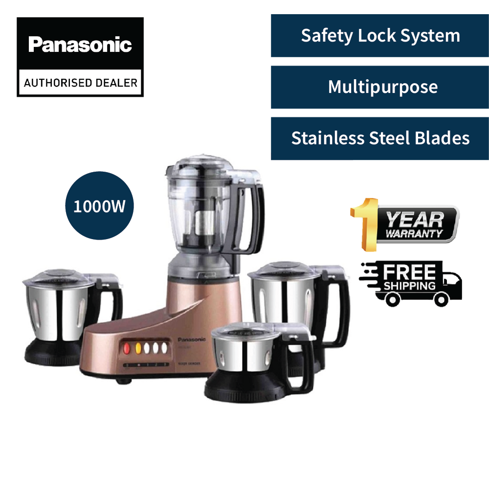 Panasonic MX-AC400 Mixer Grinder 1000w 4 Jars MX-AC400TSK | Lazada