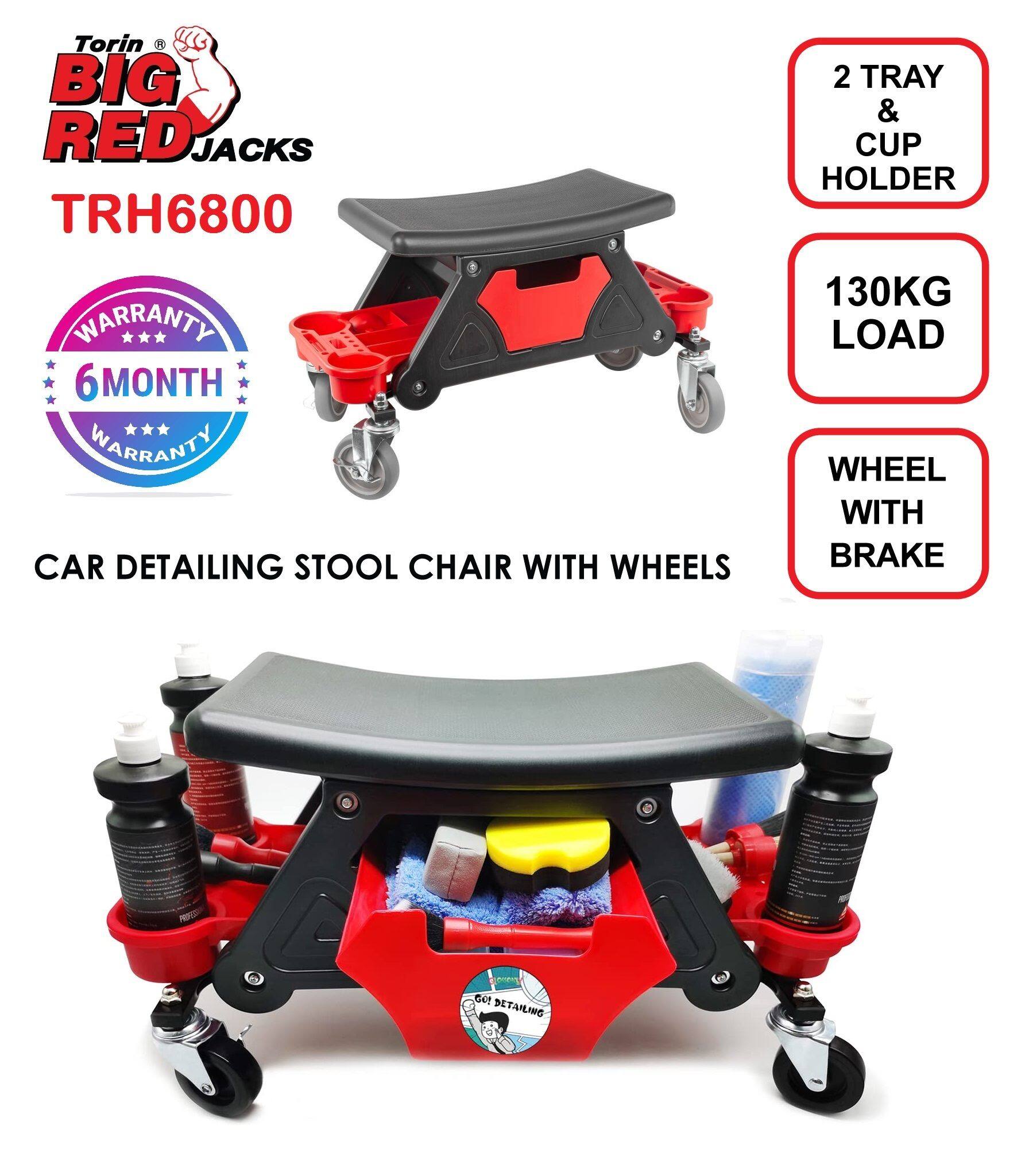 Torin BigRed 300lbs Heavy Duty Rolling Mechanics Stool Seat | Lazada