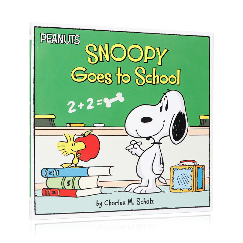 milumilu English Original Picture Book Peanuts Snoopy Goes To School ...