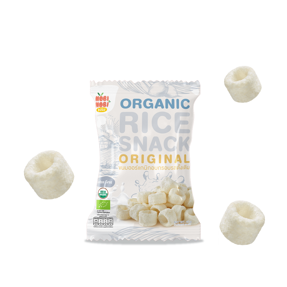 NOBI NOBI Organic Kidz Rice Snack 18 Months+ (Chocolate/Cheese/Original ...