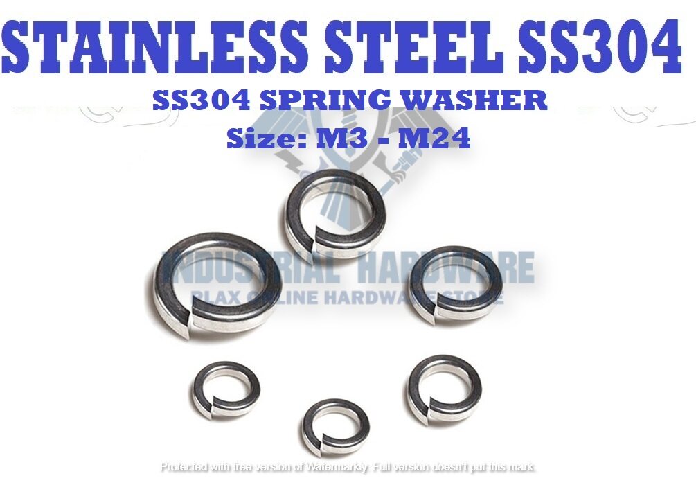 Spring Washer M3 M4 M5 M6 M8 M10 M12 M14 M16 M20 M22 M24 Stainless ...