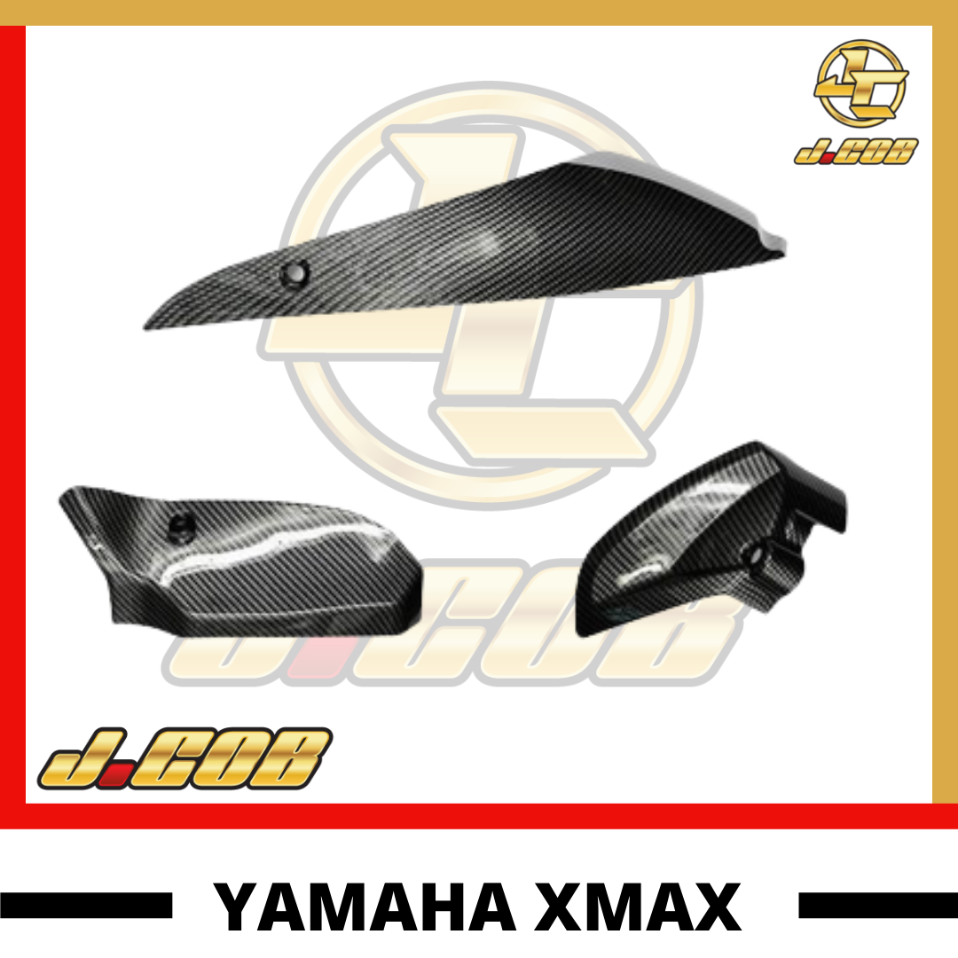YAMAHA XMAX ENGINE COVER CARBON 3PCS | Lazada