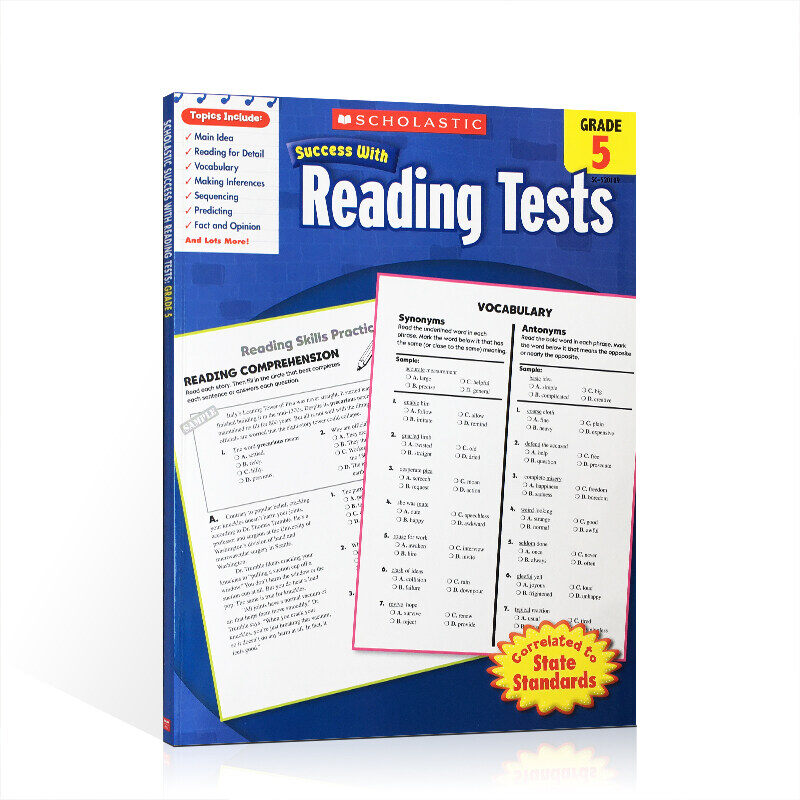 milumilu Scholastic Success with Reading Tests Grade 5 English reading ...