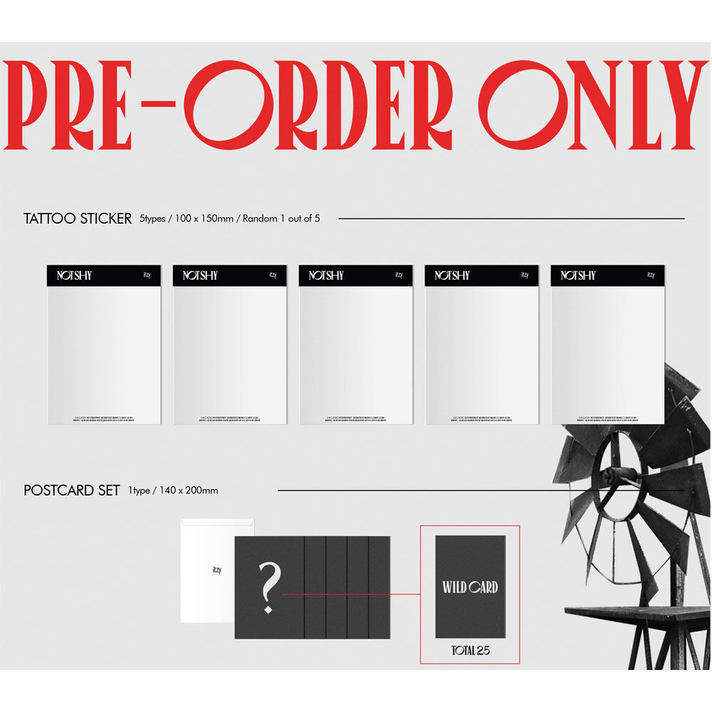 ♥ON STOCK♥ ITZY [NOT SHY] Ver. B +Rolled Poster - KPOP Merch - ThaiPick