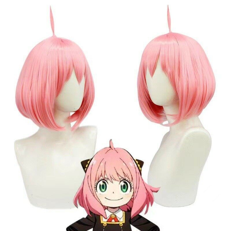 SpyXFamily Anya Forger Cosplay Costume Anime Dress Wig Adult Set ...