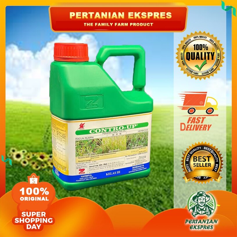 racun rumpai control up 4liter (rumput kerbau, lalang, rumput pait ...