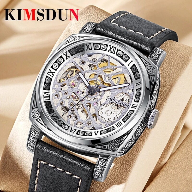 Kimsdun Brand Fashion Business Luxury Leather Sports Automatic ...