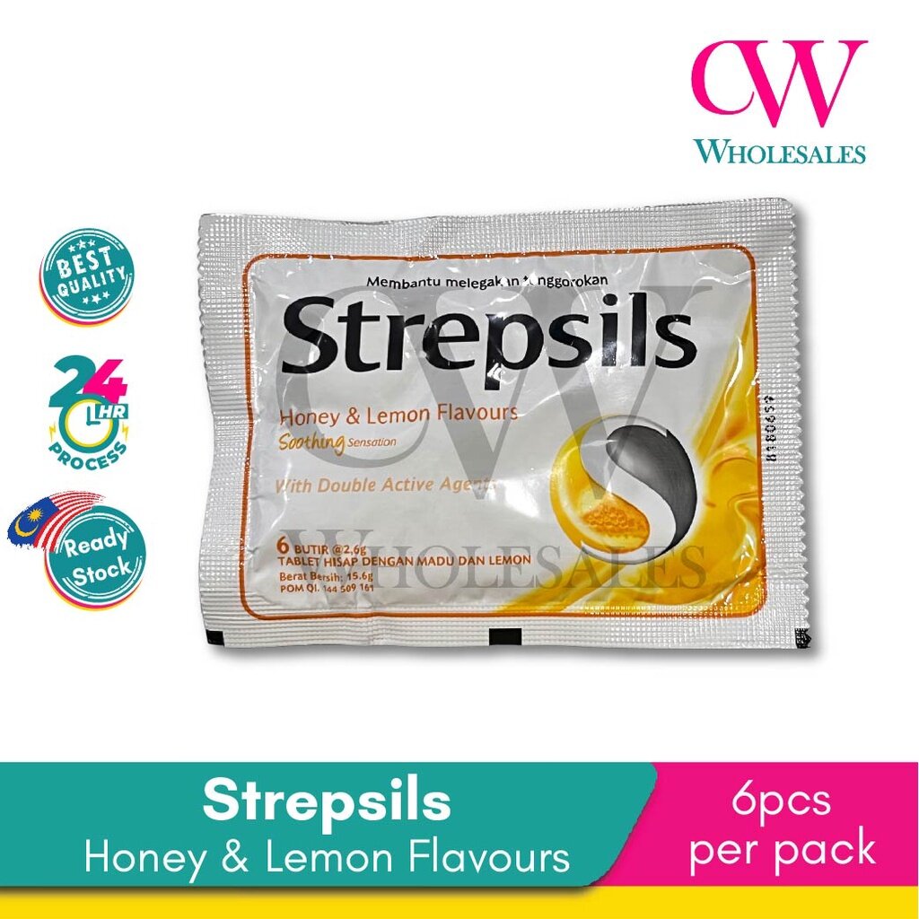 Strepsils Lozenges Menthol Flavour Original Flavor Honey Lemon Flavours ...