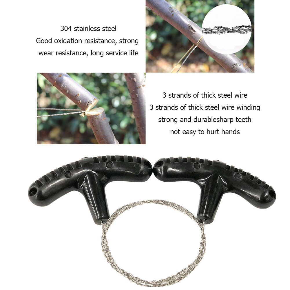 Outdoor Survival Mini Chain Saw แคมป์ปิ้งฉุกเฉินเดินป่าการล่าสัตว์ ...
