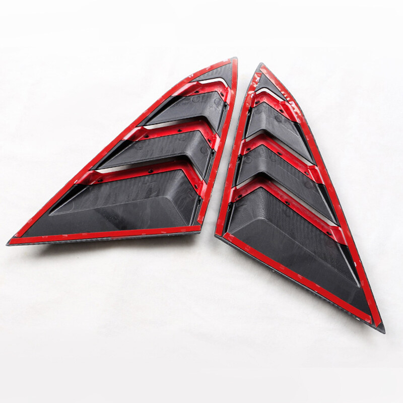 Rear Window Triangular Carbon Fiber for Honda Civic 10Th 2017 2018 2019 ...