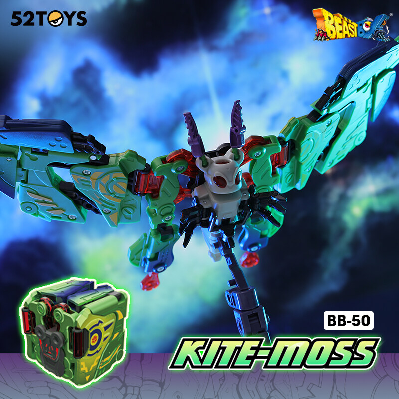 52TOYS BEASTBOX BB-50 KITE-MOSS with Bonus Mecha Deformation Action Figure Portable Model ...