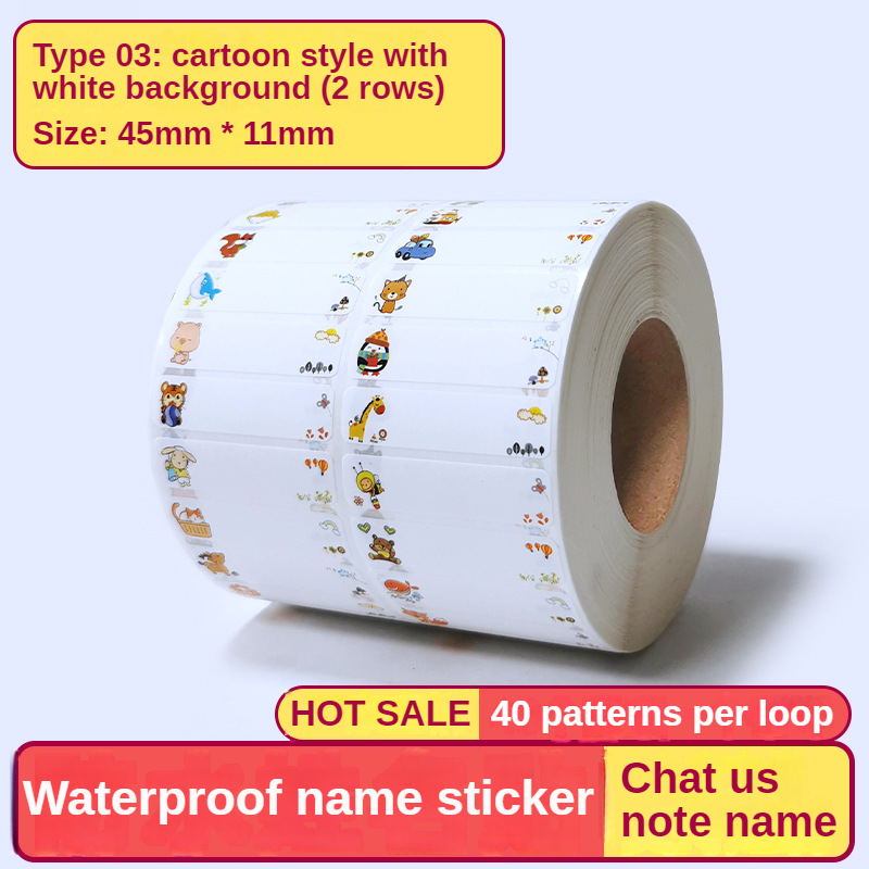 Wephoto Custom Stickers With Name To Mark Objects Mini Personalized Custom Multi Use Labels Lazada