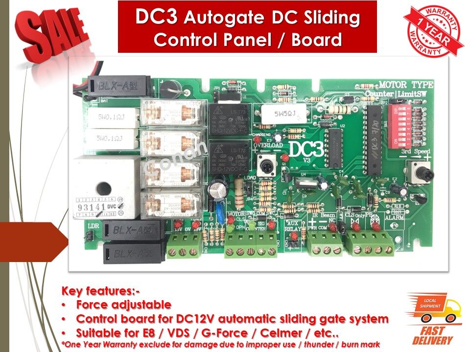 DC3 DC Sliding Control Panel / Board ( PCB ) | Lazada