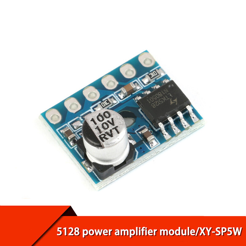 5128 Digital Audio Amplifier 5W Mono Audio Amplifier Low Distortion ...