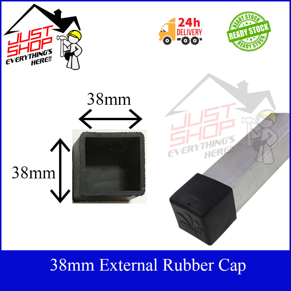 25mm/32mm/38mm/51mm Square External Rubber Cap Furniture / Table Foot ...