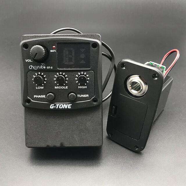 Cherub G-Tone Series Acoustic Guitar Preamp Piezo Pickup 3-Band EQ ...