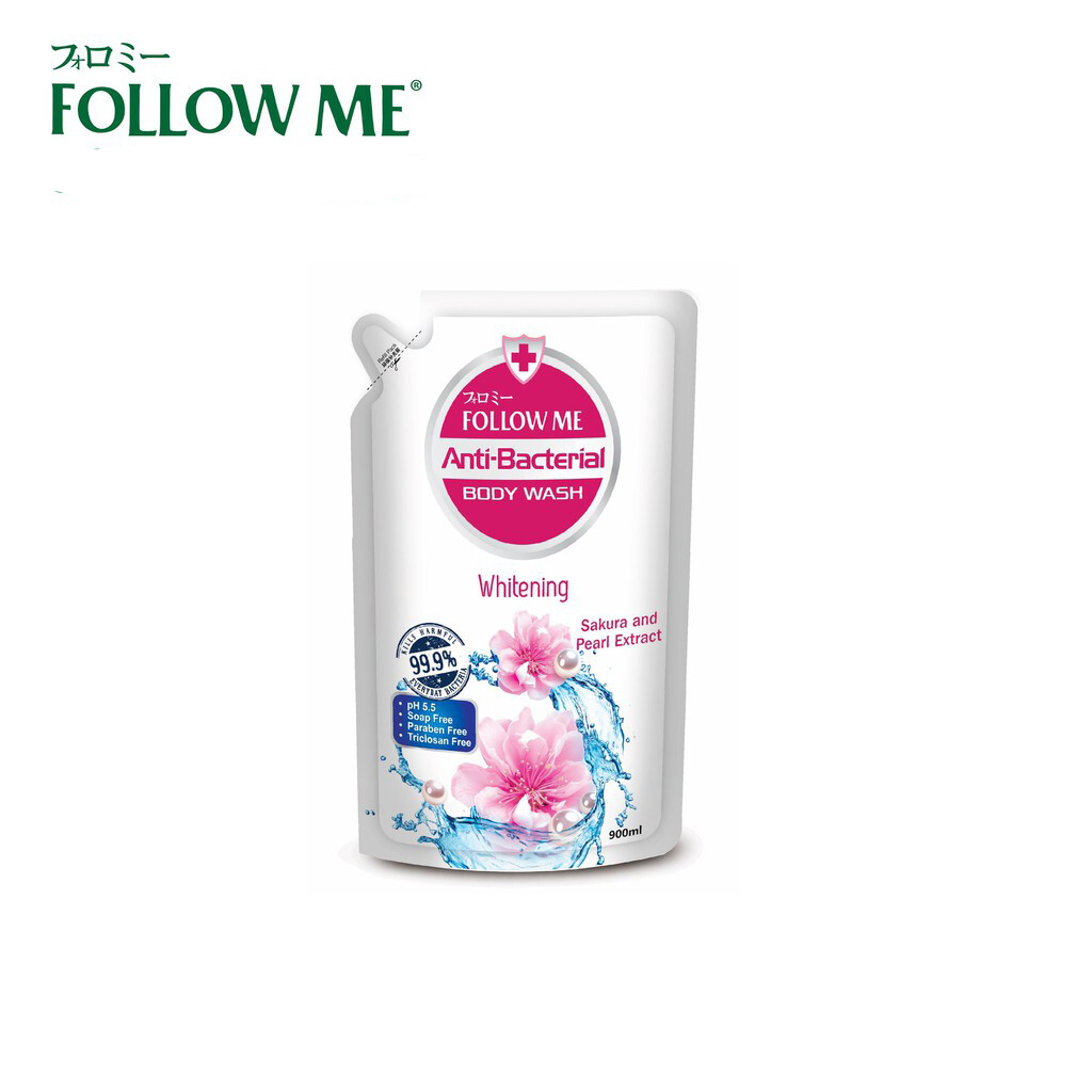 Follow Me Anti Bacterial Body Wash Refill Extra Cool / Natural Fresh ...