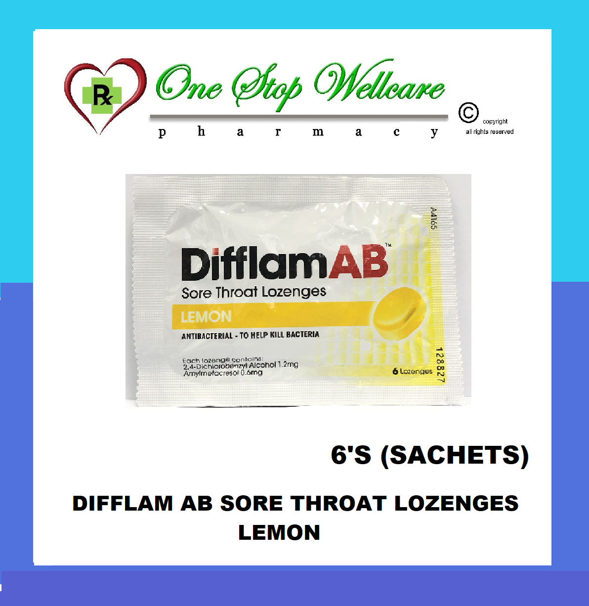 DIFFLAM AB SORE THROAT LOZENGES (ORANGE /BLACKCURRANT /LEMON /HEXTRA ...
