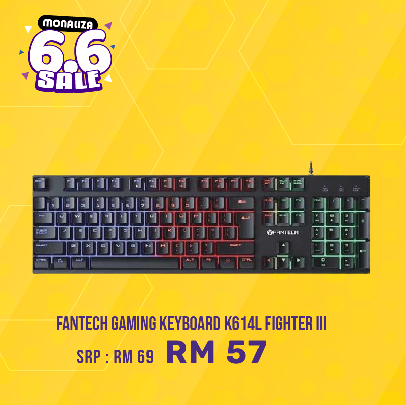 Fantech K614L Fighter III Gaming Keyboard | Lazada