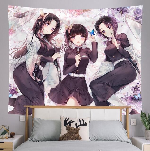 Devil's Blade Japanese Anime Manga Home tapiz Demon Slayer Kimetsu No ...