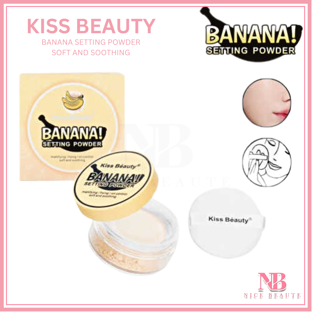 KISS BEAUTY BANANA SETTING POWDER SOFT AND SOOTHING (OIL CONTROL/FIXING ...