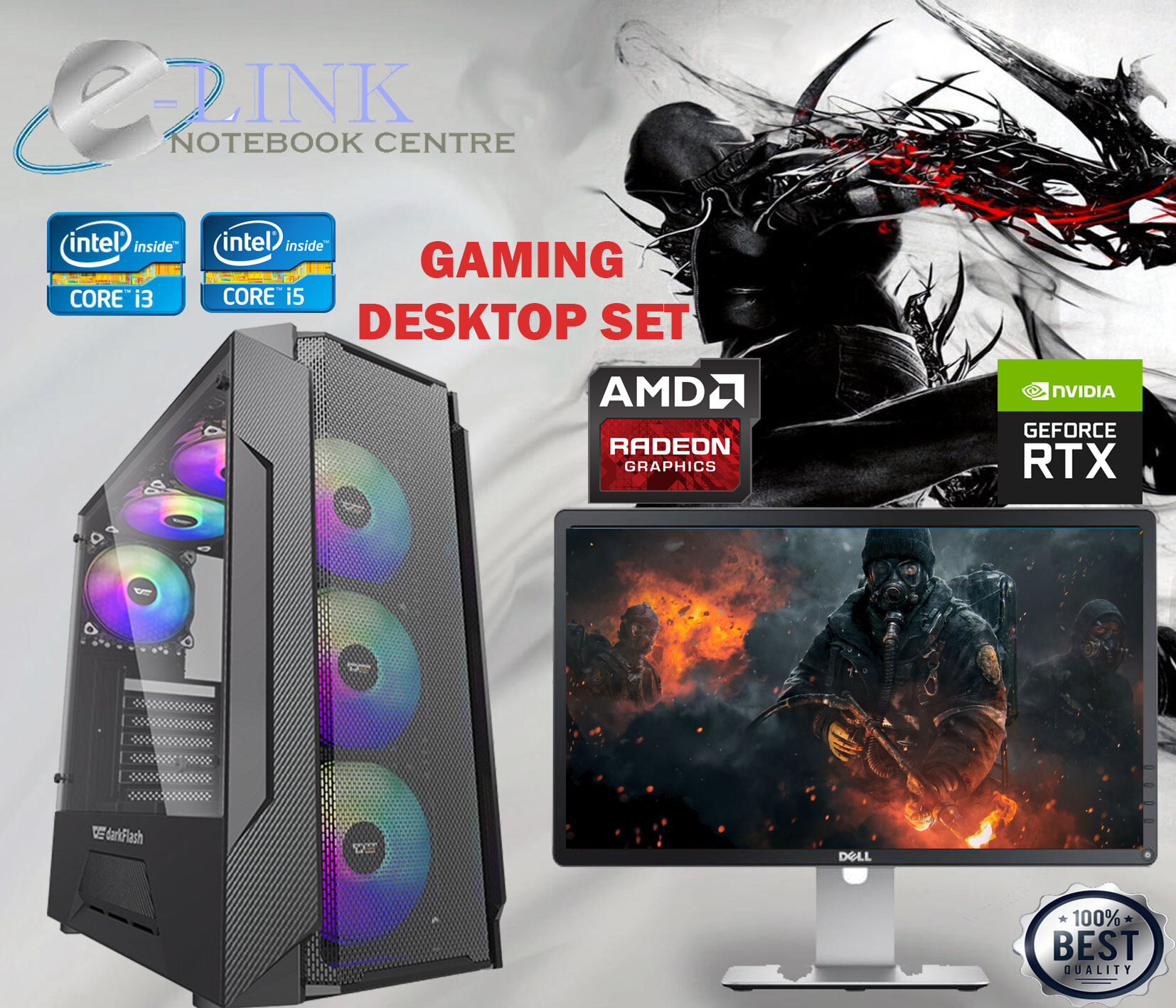 GAMING FULL SET i3 i5 i7 Core i5 3/4/6 GENERATION / Core i3 i5 2/3/4/6 GEN/ i7-6700 6th ...