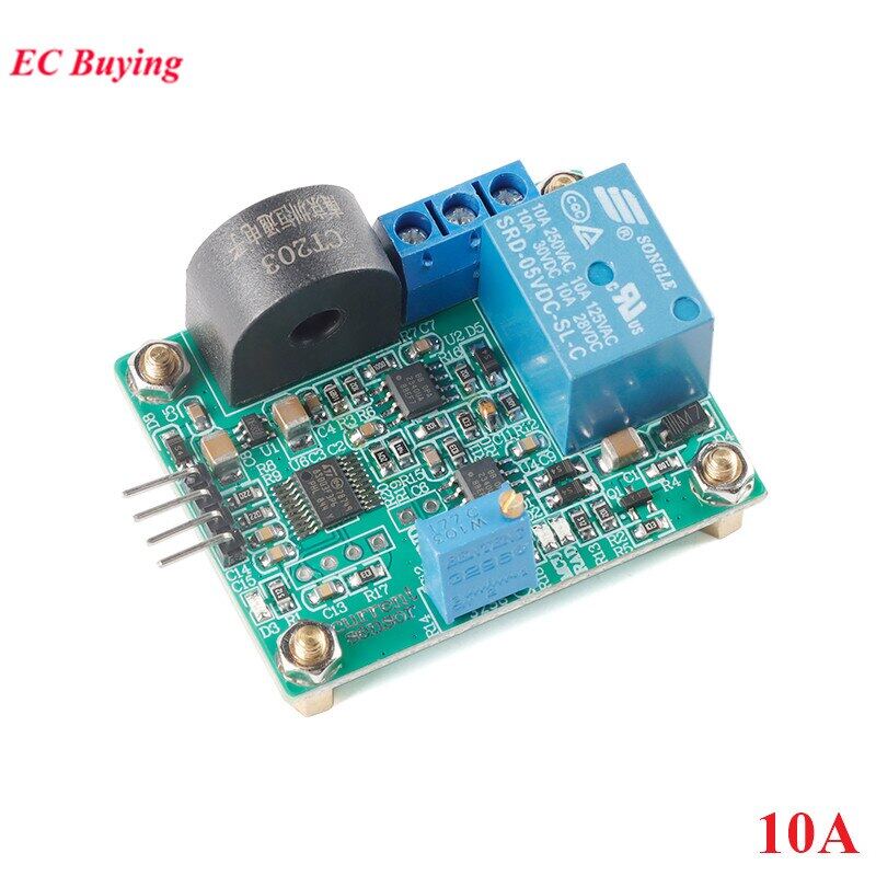 Ac Current Detection Sensor Module 5v 10a 20a Transformer Relay Module