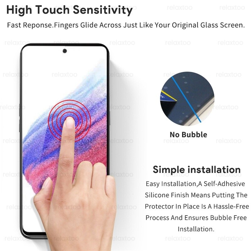 SGP Hybrid 5Pcs กระจกนิรภัยสำหรับ Samsung Galaxy A33 A53 A73 A23 A13 A03 A72 A52s A42 A32 A22 ...