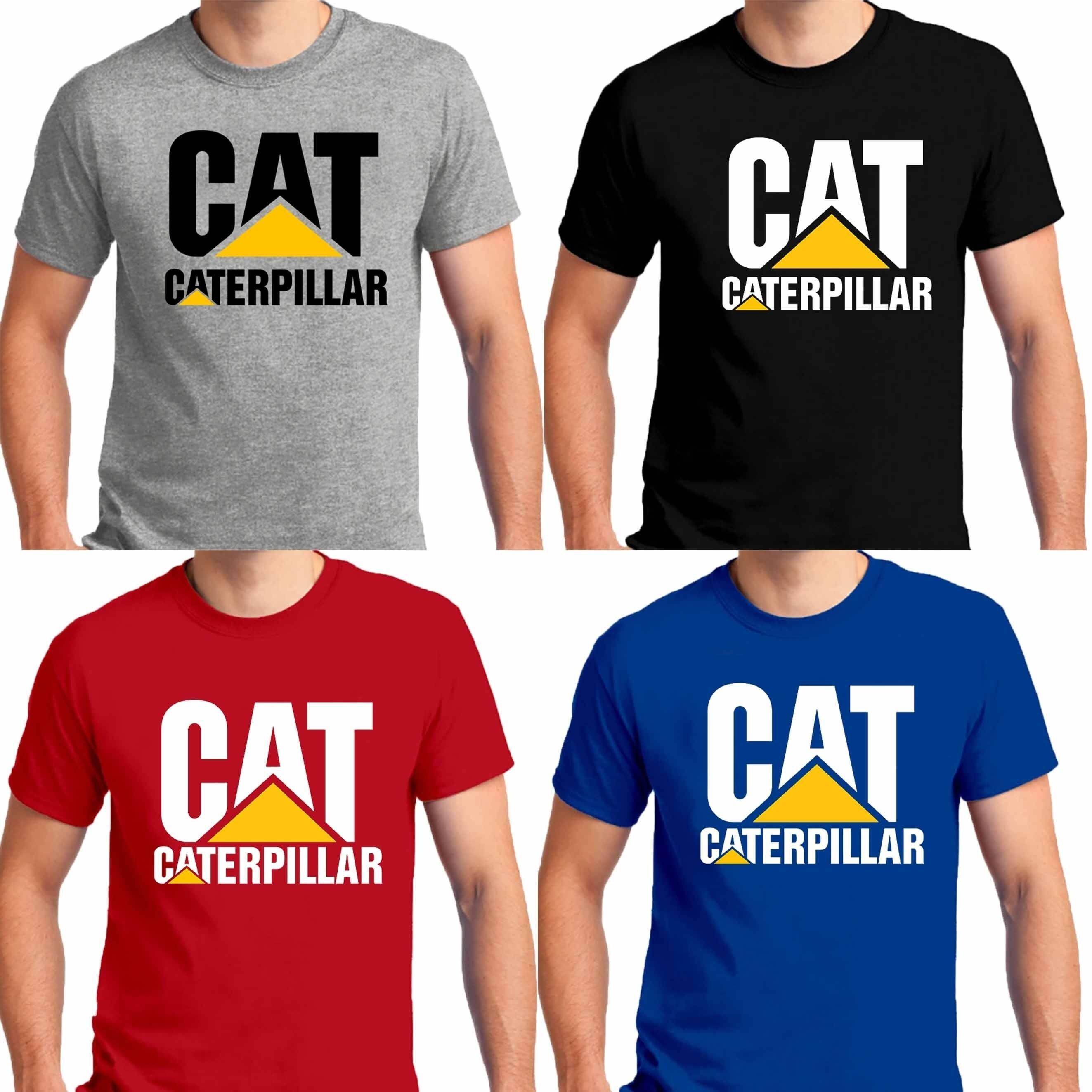 Caterpillar T-Shirt Mens Round Neck Short Sleeves Bottoming T shirt ...