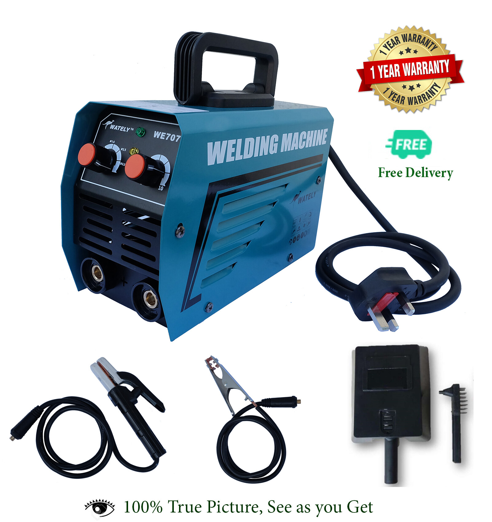Wately 140A Portable Welding Machine with Rod Size Selector Suitable 1. ...