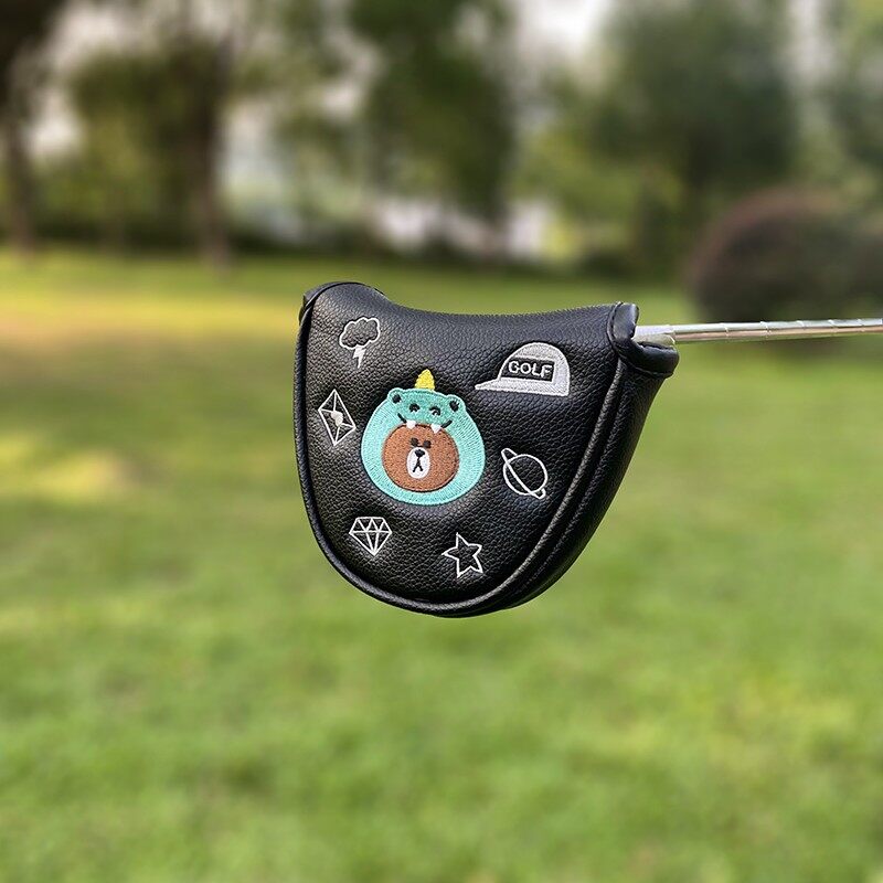Cute Cartoon Bear Golf Club Driver Fairway Woods Hybrid Putter And ...