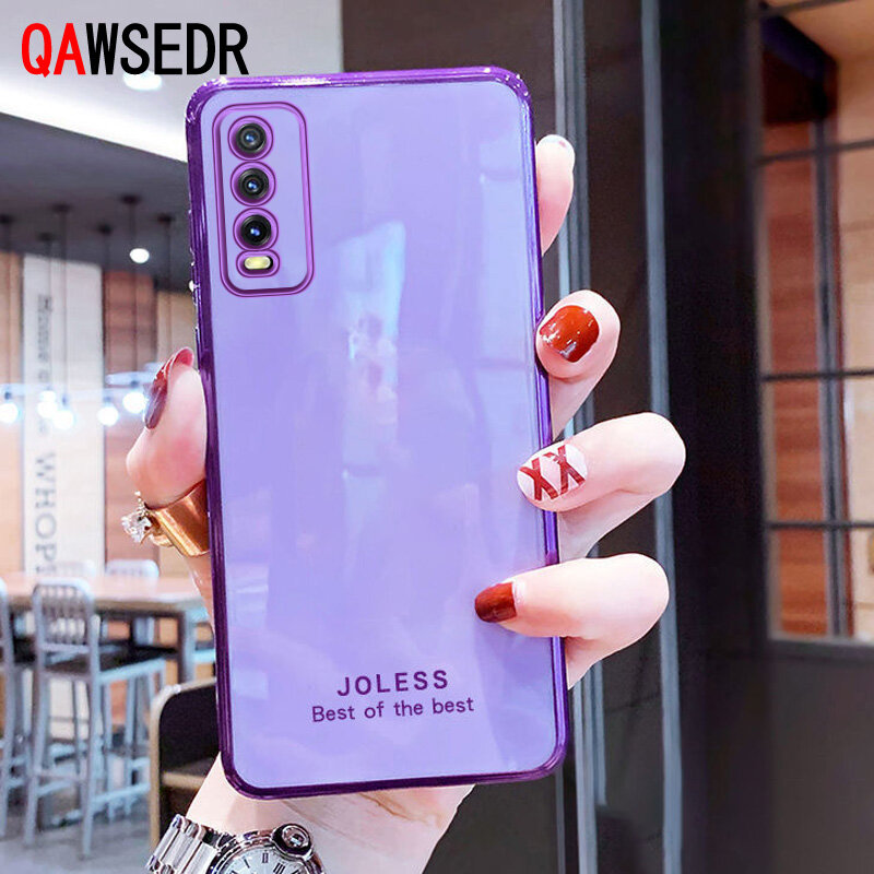 QAWSEDR ชุบเคสสำหรับ Vivo Y20 Y20sg Y20i Y20i Y12s Y20a 2021ที่แม่นยำ ...