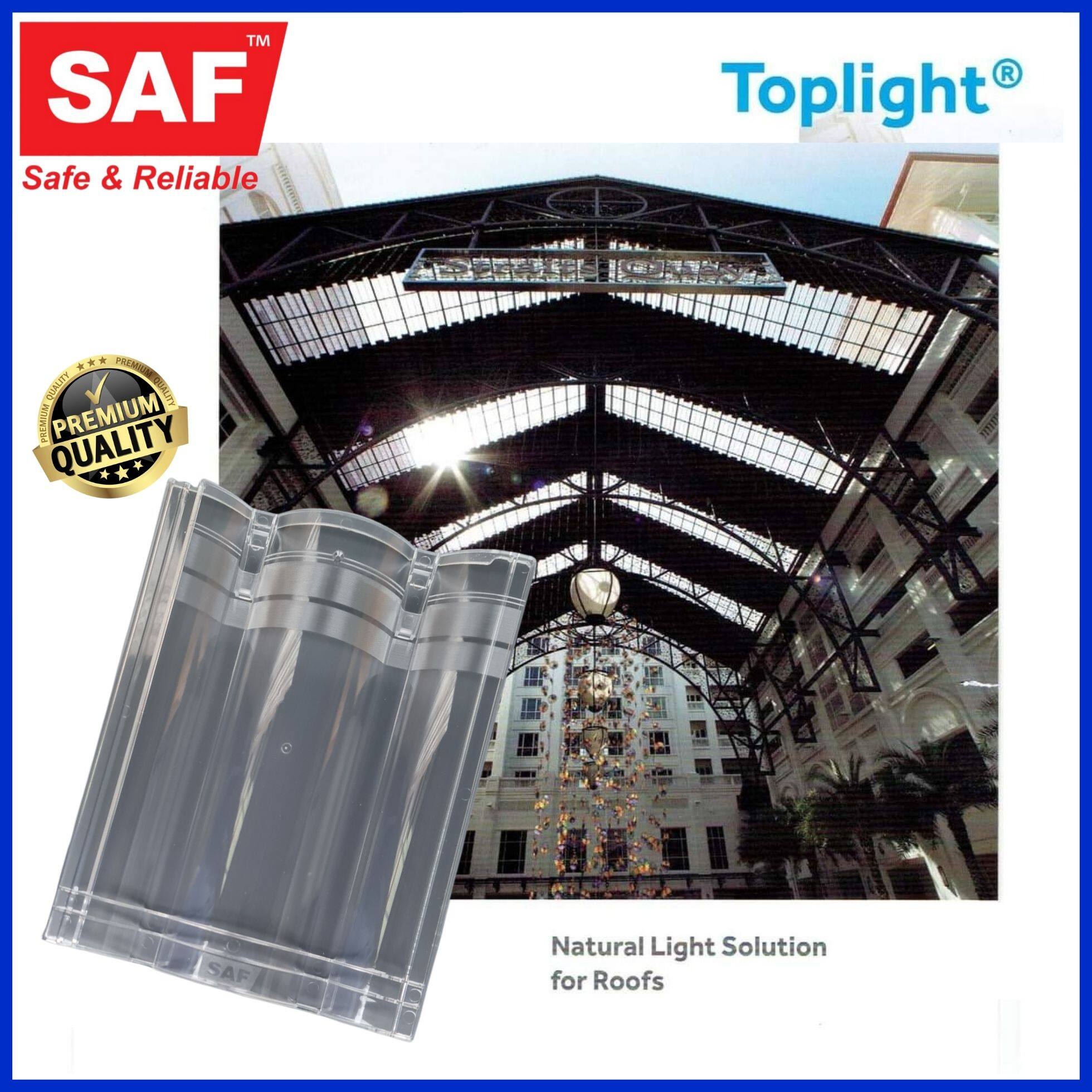SAF Elabana Transparent Natural Light Roof Tile / Transparent Toplight ...