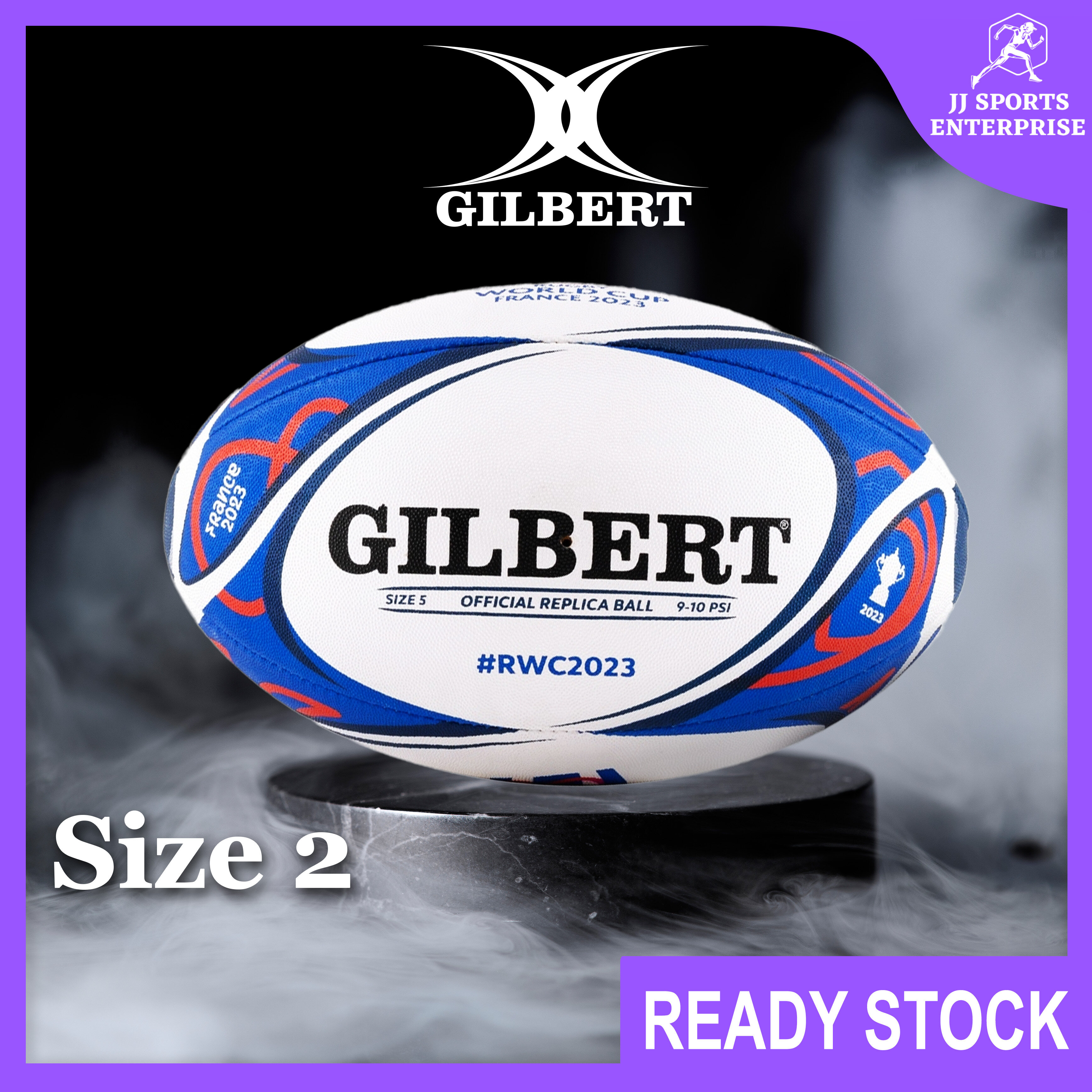 Gilbert RWC 2023 Official Match Ball (Size 2) Bola Ragbi | Lazada