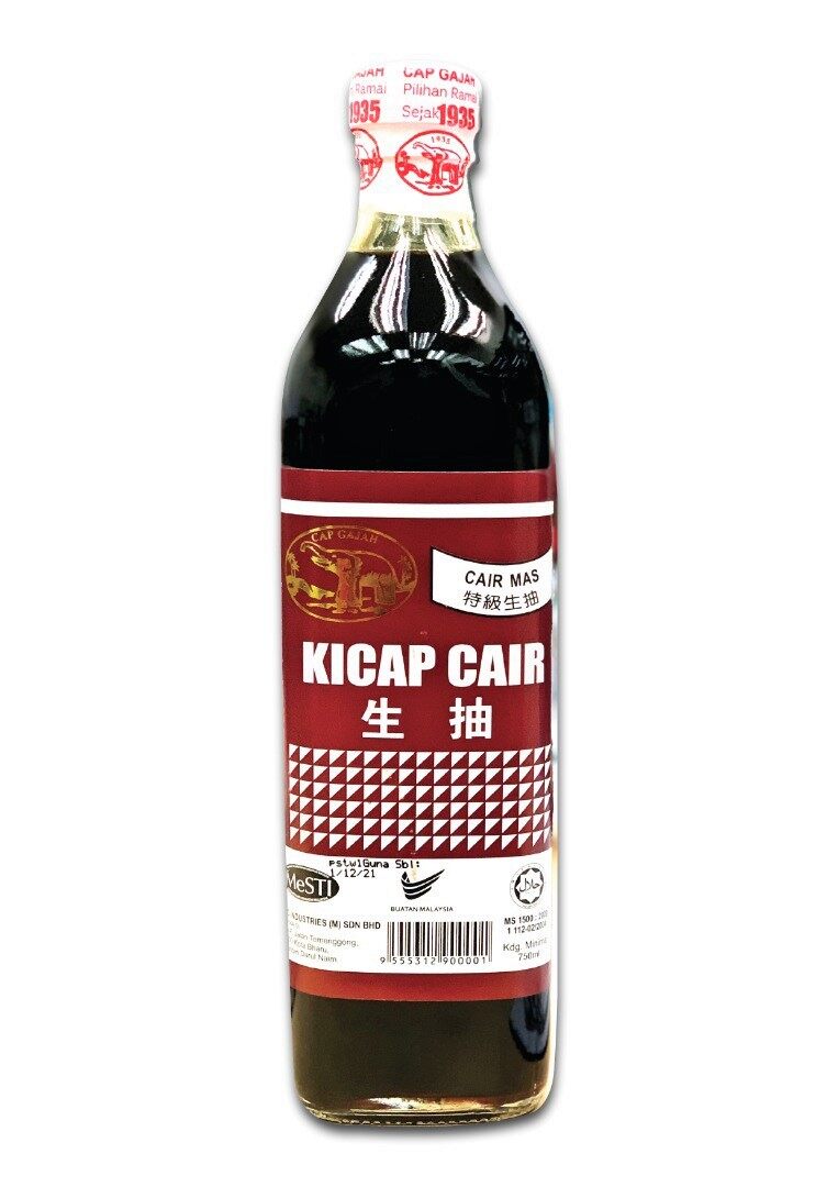 [HALAL] Cap GAJAH Mas Light Soy Sauce * Kicap Gajah Cair Mas * 天然手工酿造生抽 ...