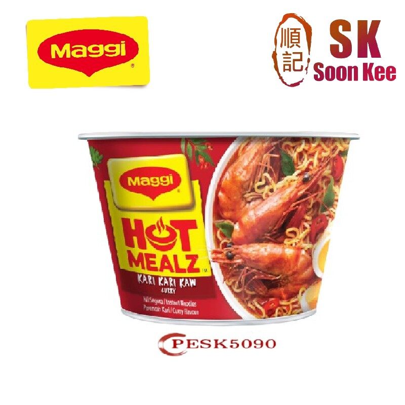 Maggi Hot Mealz Kari Kari Kaw Curry Mi Segera Bowl 96g | Lazada