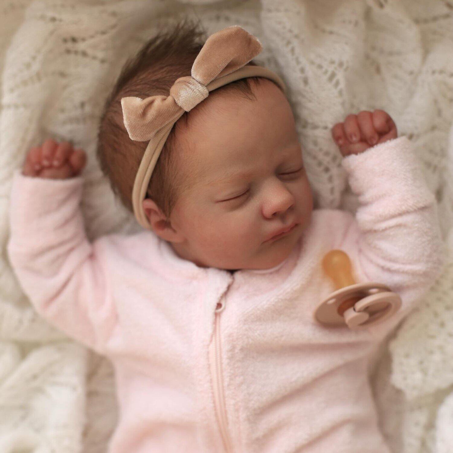 17 Inches Reborn Baby Kits Soft Vinyl Molds Unpainted Unfinished DIY ...