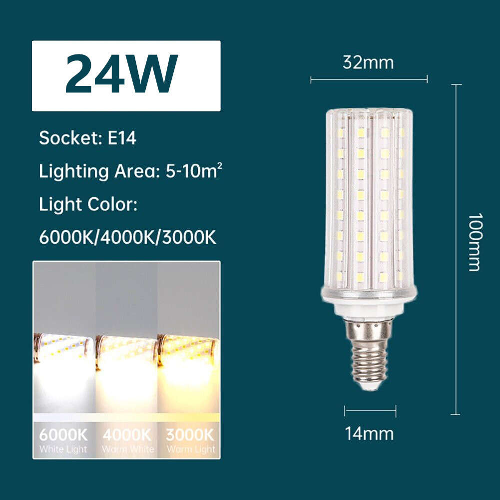 Super Bright Led Bulb E27 E14 Corn Lamp 220v Highlight Led Light ...