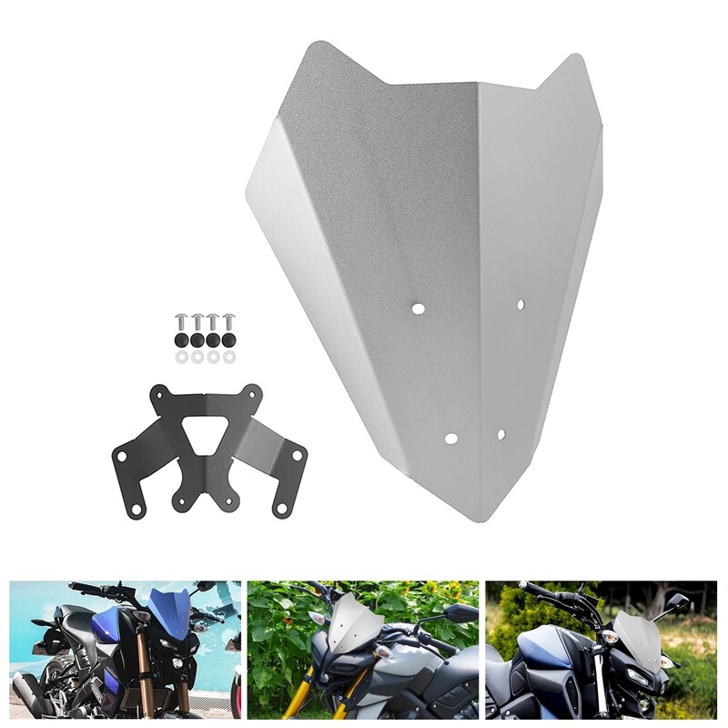 CNC Aluminum Motorcycle Windscreen Windshield for Yamaha MT15 MT-15 MT ...