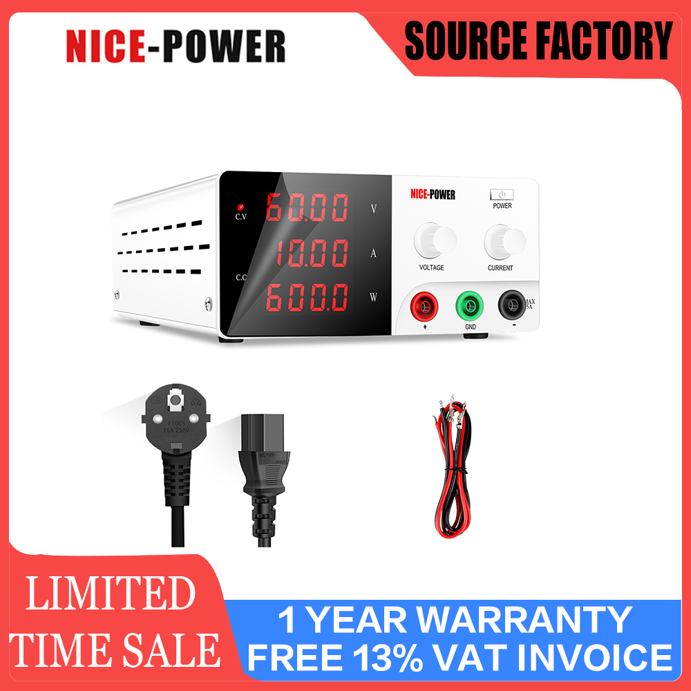 nice power dc power supply 60v 10a Adjustable Source Current Stabilizer ...
