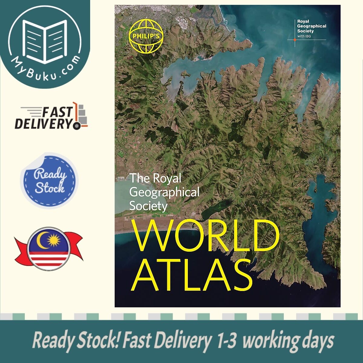 [MyBuku.com] Philip's RGS World Atlas : (Hardback 23rd Edition ...
