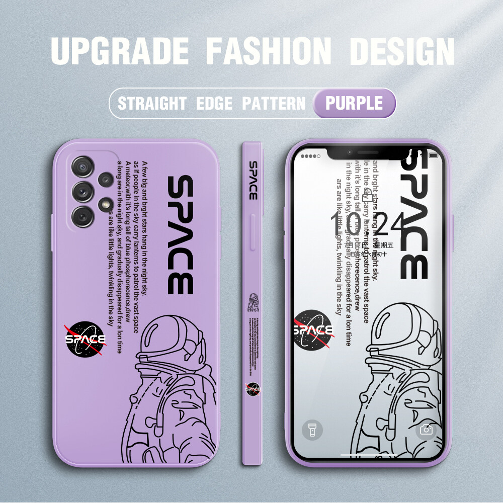 Hontinga Casing Case For Samsung Galaxy A72/A72 4G/A72 5G Case New NASA Astronaut Design Case ...