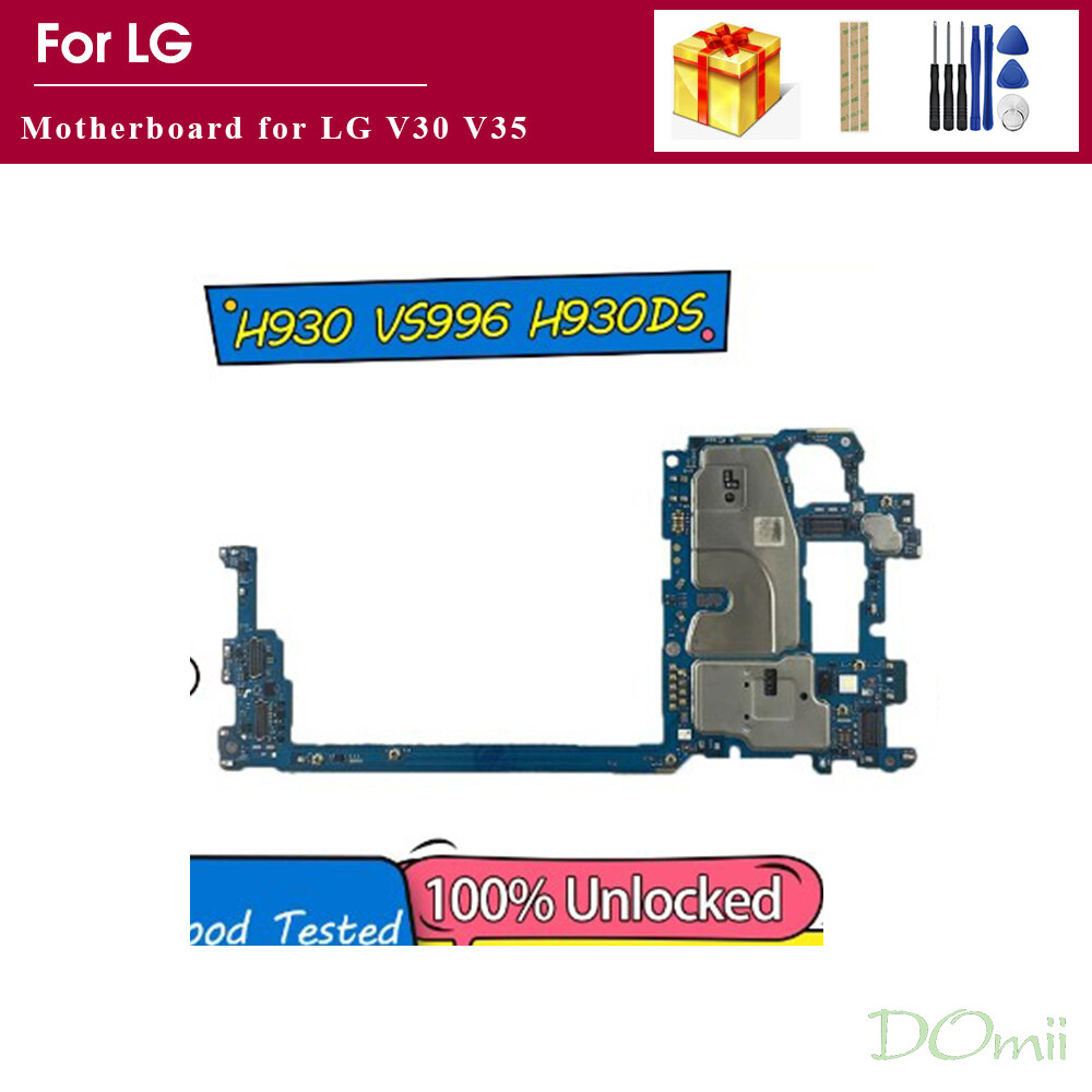 For LG V30 H931 H932 V35 mainboard unlocked 100% Original motherboard ...