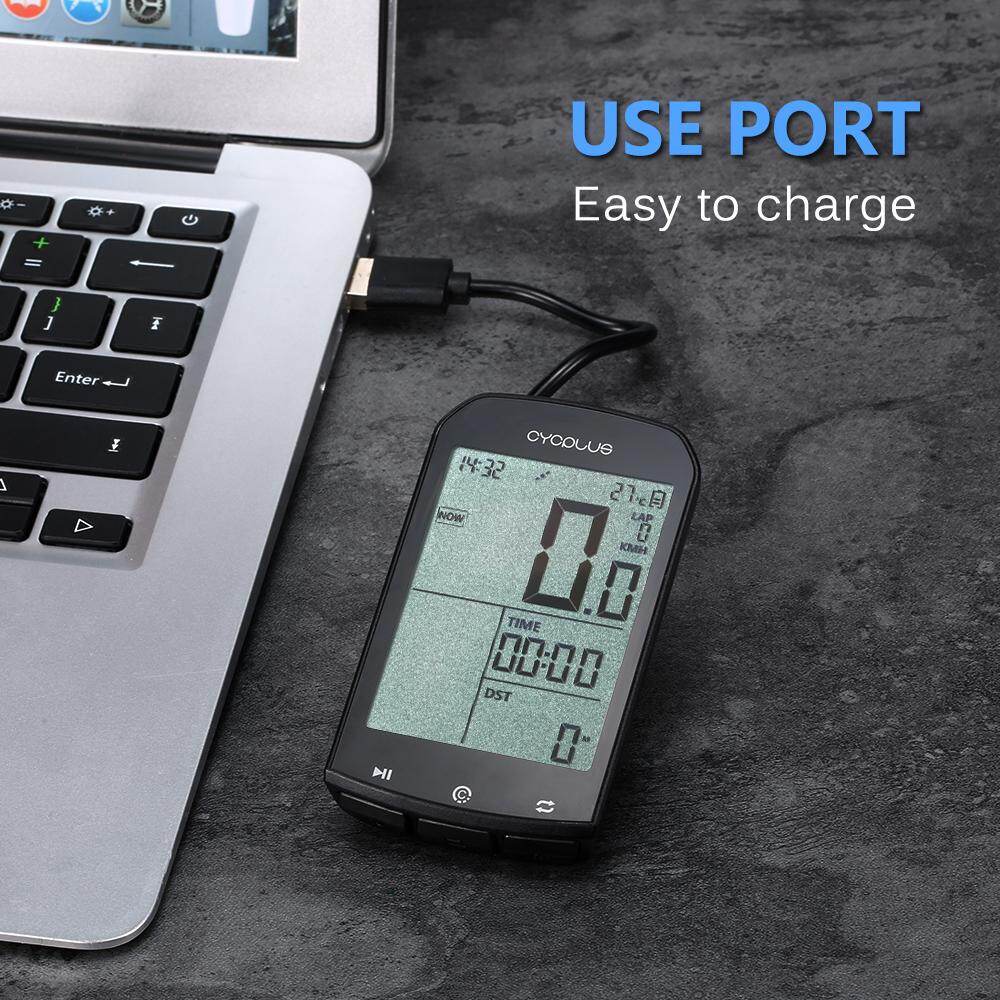 Smart GPS Cycling Computer BT 4.0 ANT Bike Wire-less Computer Digital ...