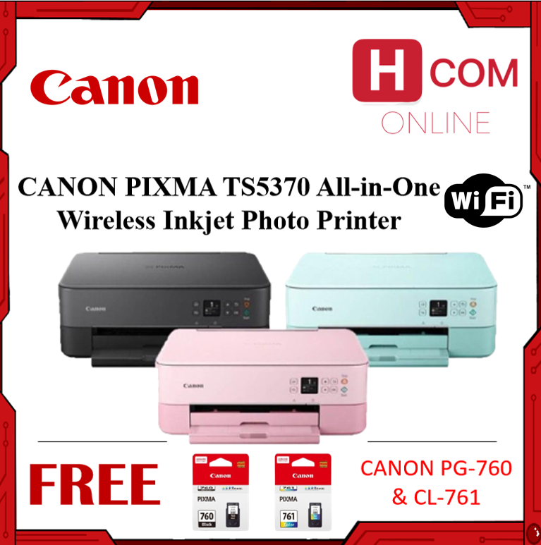 CANON PIXMA TS5370 All-in-One Wireless Inkjet Photo Printer - Auto ...