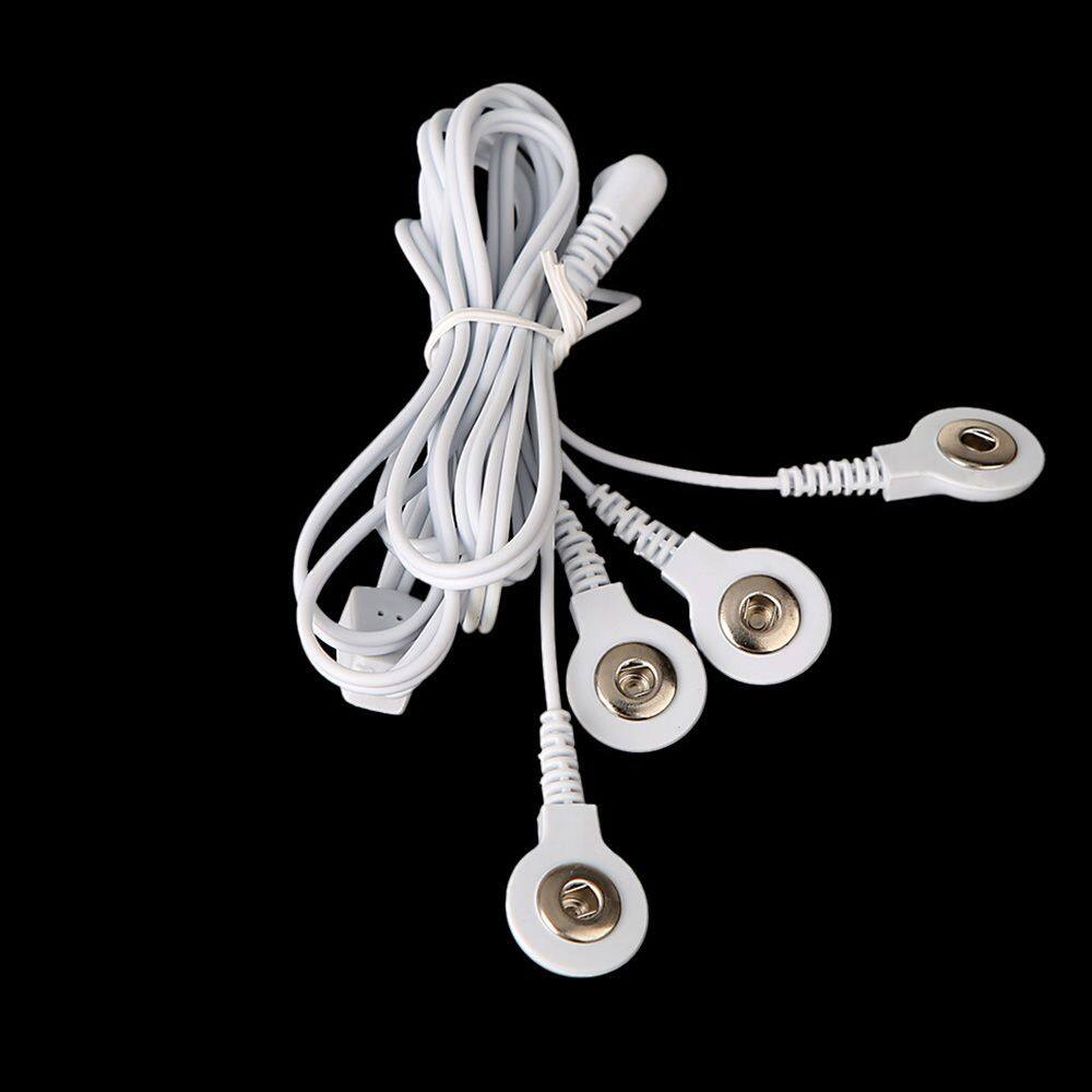 ROOKIE Wires Lead Buttons Massager Therapy Machine TENS Plug 2.5mm ...