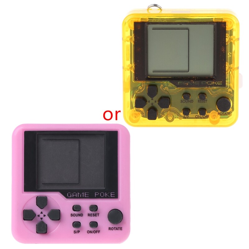 Hand Held Mini Tetris Game Machine Electronic Toys Brick Toys ...