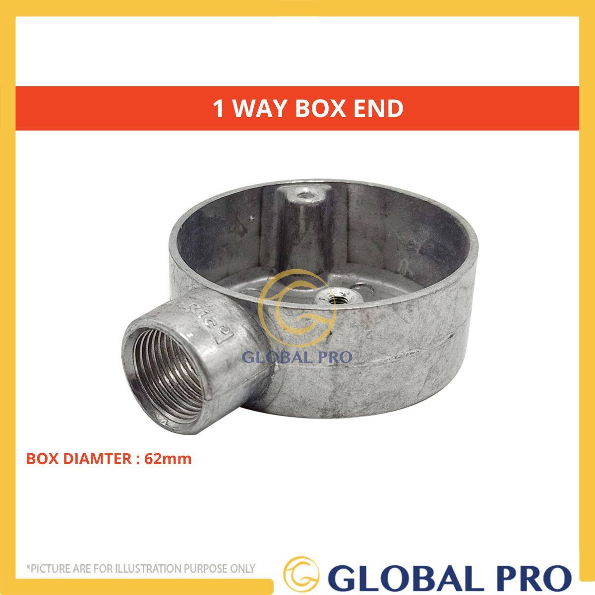 1PC 20mm 25mm Metal Conduit Circular Junction Box Fitting Joint Pipe ...